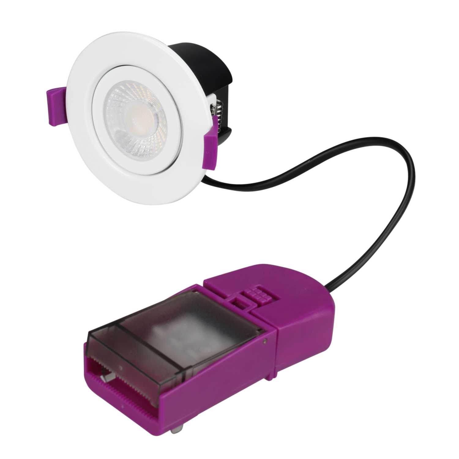 Knightsbridge SpektroLED 5W / 7W LED Colour Selectable Dimmable Tilt ...