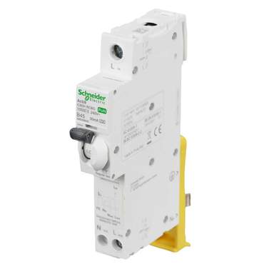Schneider Acti9 45A 1P+Ns 1 Module B Curve 10kA 30mA Type A PoN RCBO ...