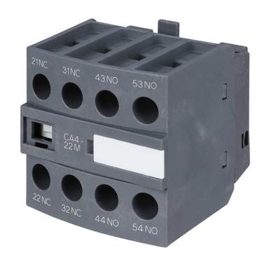 ABB CA4-22M Front Mounted Auxiliary Contact Block 2 NO + 2 NC Contacts (1SBN010140R1122) | CEF