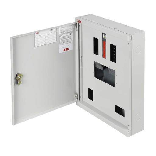 ABB 4 Way 250A TP+N Metalclad Distribution Board without Incomer ...
