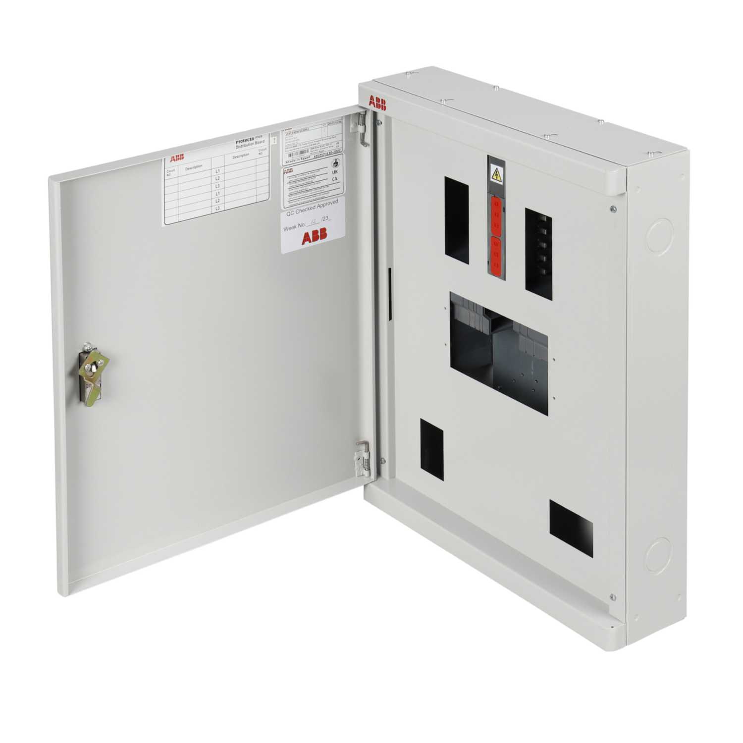 ABB 4 Way 250A TP+N Metalclad Distribution Board without Incomer (1SKT130401C0001) | CEF