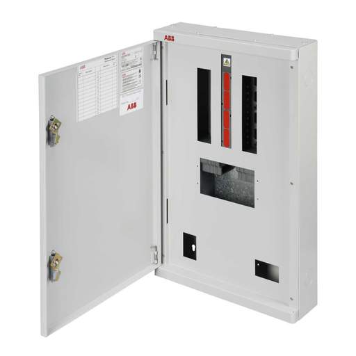 ABB 8 Way 250A TP+N Metalclad Distribution Board without Incomer ...