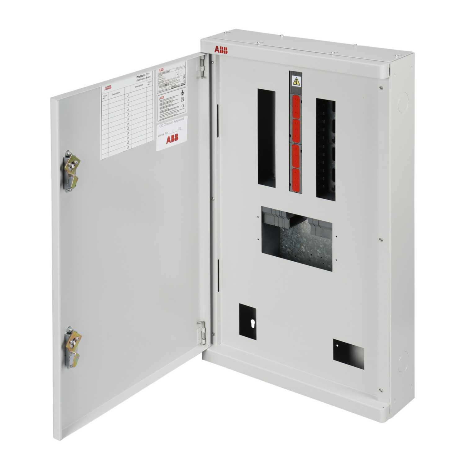 ABB 8 Way 250A TP+N Metalclad Distribution Board without Incomer (1SKT130801C0001) | CEF