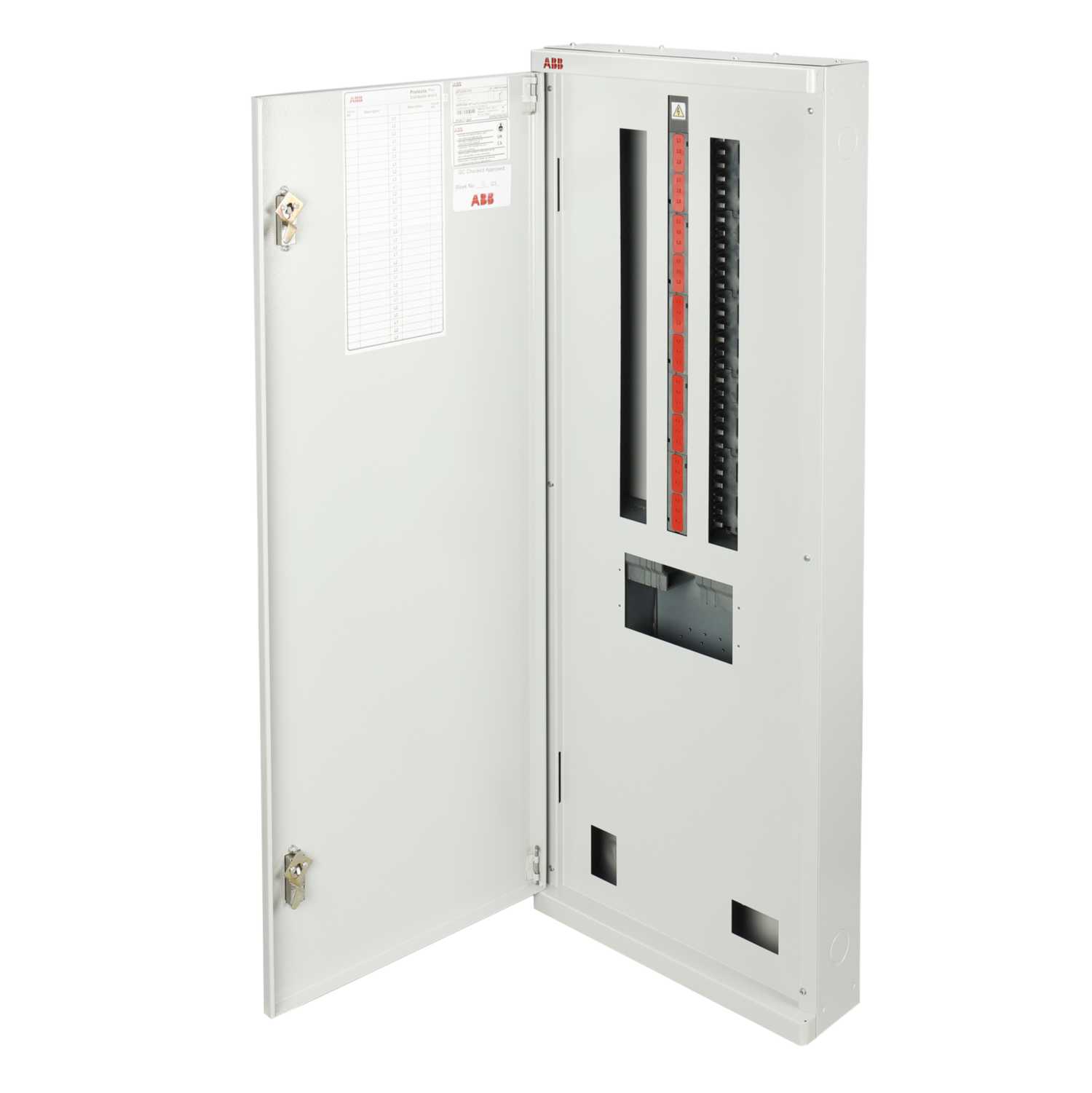 ABB 20 Way 250A TP+N Metalclad Distribution Board without Incomer ...