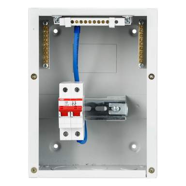4 Way 100A SP+N Type A Metalclad Distribution Board with Incomer ...