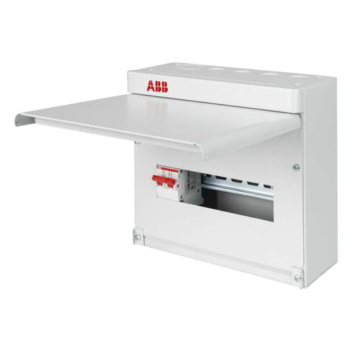 ABB 8 Way 100A SP+N Type A Metal Clad Distribution Board with Incomer ...