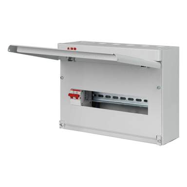 ABB 12 Way 100A SP+N Type A Metal Clad Distribution Board with Incomer ...