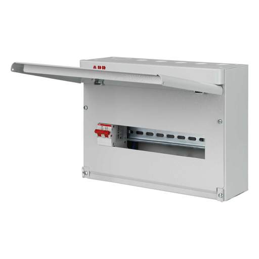 ABB 12 Way 100A SP+N Type A Metal Clad Distribution Board with Incomer ...