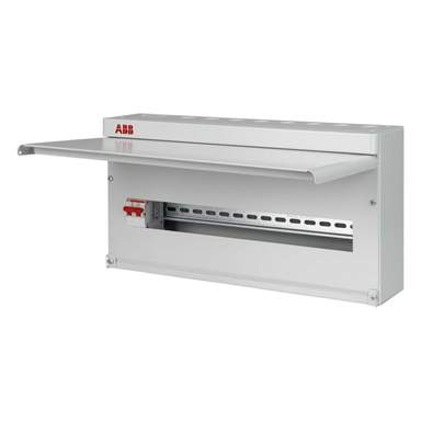 ABB 20 Way 100A SP+N Type A Metal Clad Distribution Board with Incomer ...