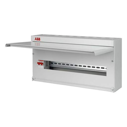 ABB 20 Way 100A SP+N Type A Metal Clad Distribution Board with Incomer ...