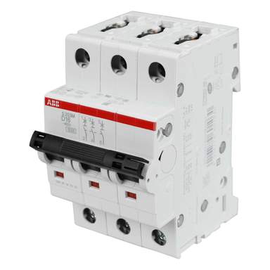 ABB 16A Triple Pole 10kA D Curve MCB (2CDS273001R0161) | CEF