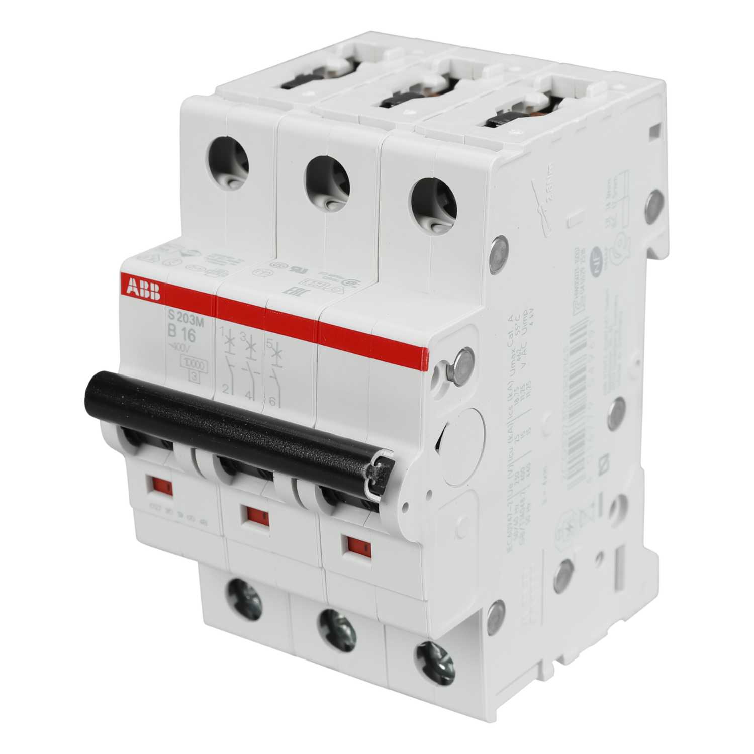 ABB 16A Triple Pole 10kA B Curve MCB (2CDS273001R0165) | CEF