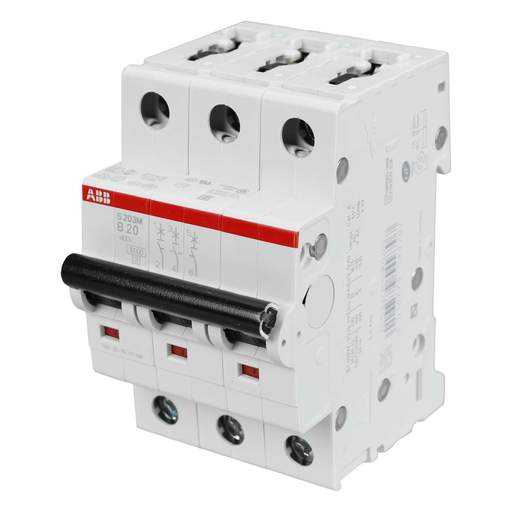 ABB 20A Triple Pole 10kA B Curve MCB (2CDS273001R0205) | CEF