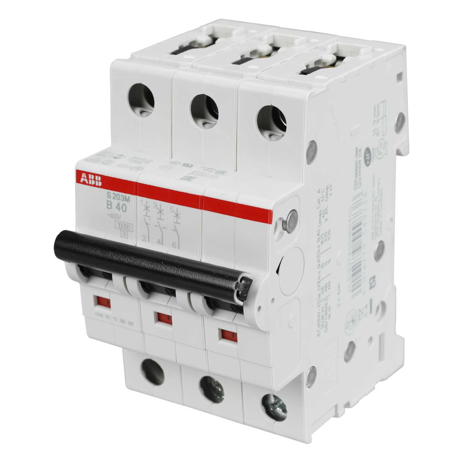 ABB 40A Triple Pole 10kA B Curve MCB (2CDS273001R0405) | CEF