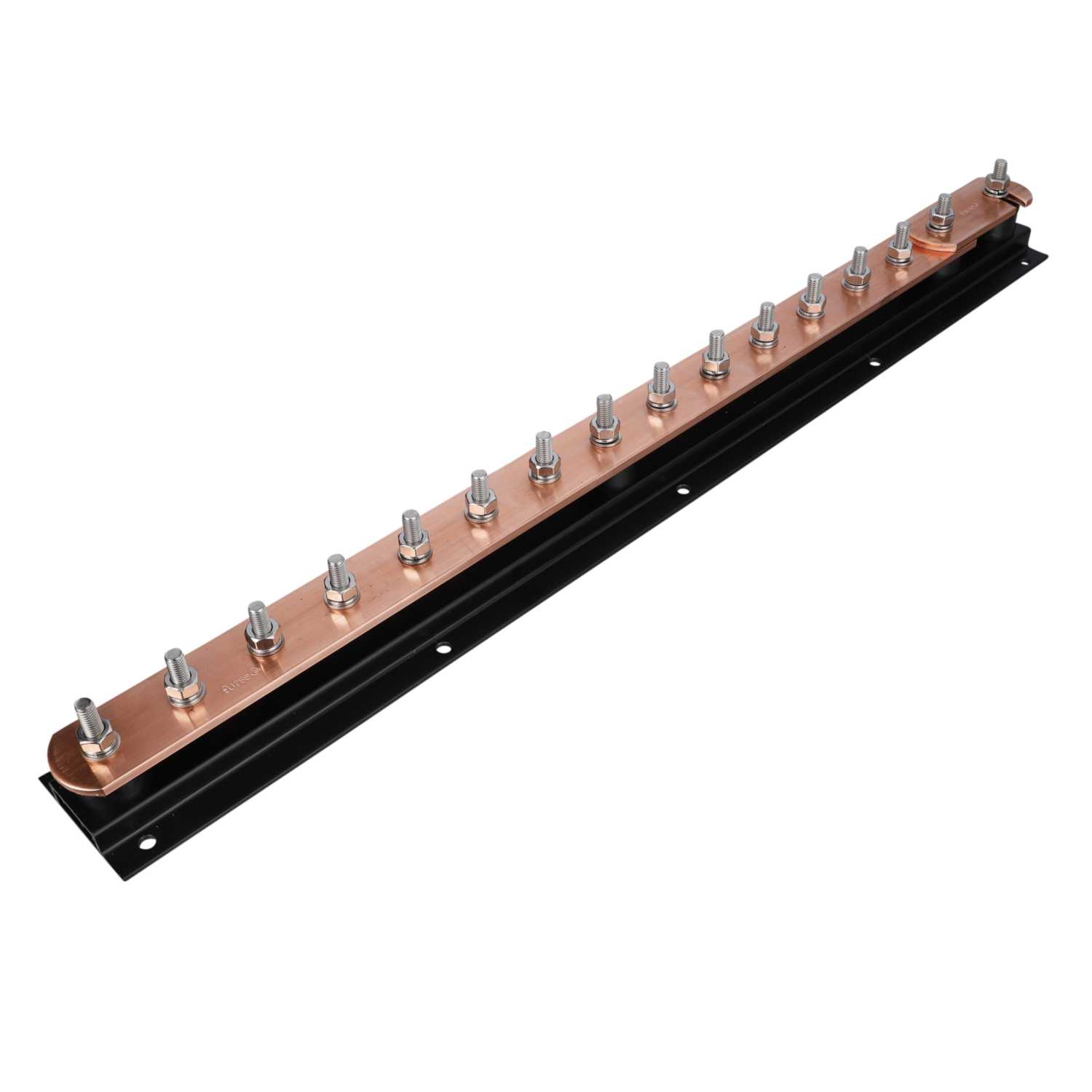 Furse LK243-12SS 12 Way Copper Earth Bar with Single Disconnecting Link ...