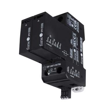 Furse 25kA 2 Module Single Pole and Neutral Type 1+2 Surge Protector ...