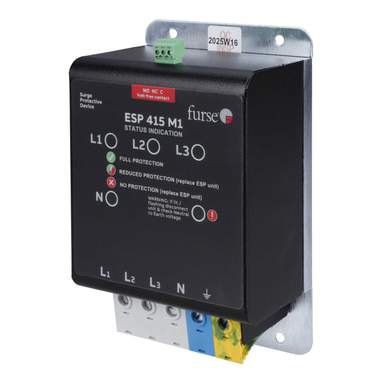 Furse 25kA Panel Mount 415V Type 1+2+3 Surge Protector (7TCA085460R0112 ...