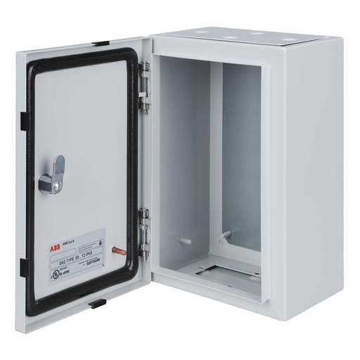 ABB SR2 300mm x 200mm x 150mm Steel Enclosure with Mounting Plate IP65 (SRN3215K) | CEF