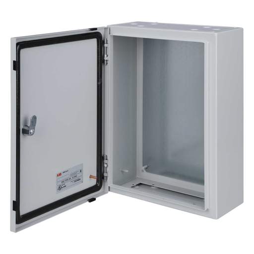 ABB SR2 400mm x 300mm x 150mm Steel Enclosure with Mounting Plate IP65 ...