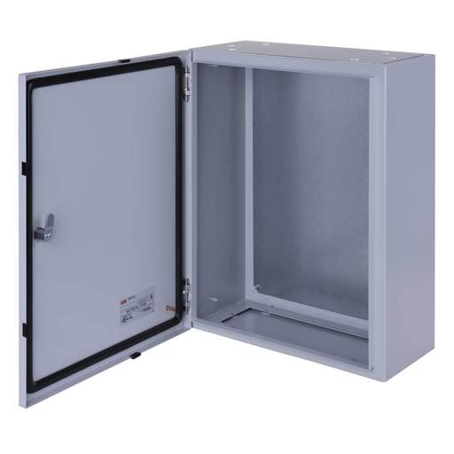 ABB SR2 500mm x 400mm x 200mm Steel Enclosure with Mounting Plate IP65 ...