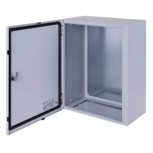 ABB SR2 500mm x 400mm x 250mm Steel Enclosure with Mounting Plate IP65 ...