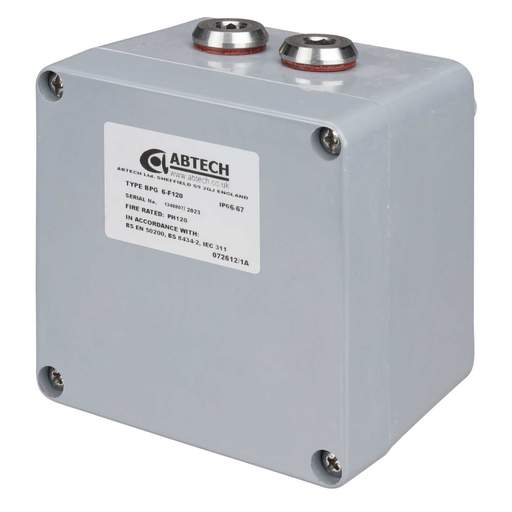 Abtech Flame Resistant GRP Junction Box with 8 Way Ceramic Terminals ...