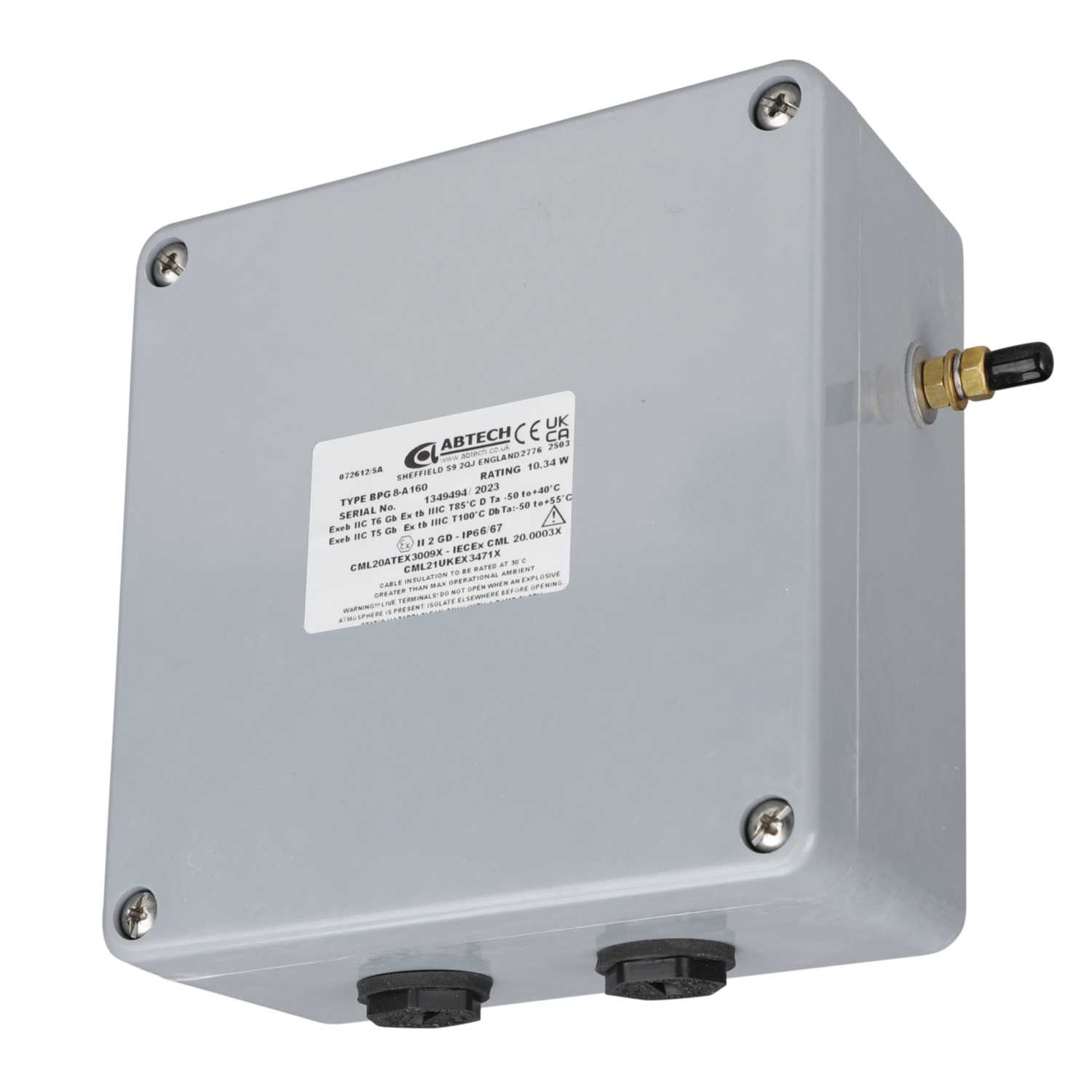 Abtech Atex GRP Junction Box with 13 x SAK2.5 Terminals (EBPG8A160) | CEF