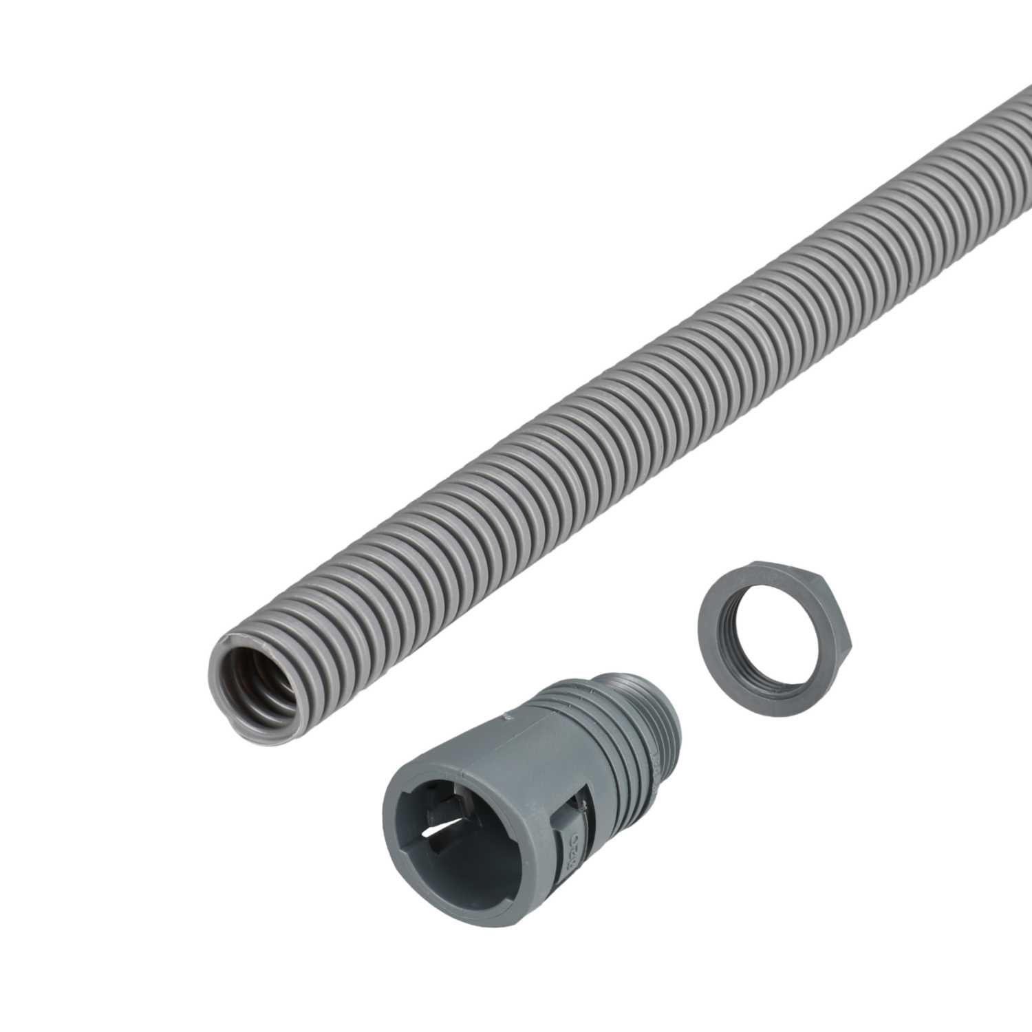 Adaptaflex 20mm PVC Pliable Conduit Pack Grey (10m Reel and 10 Glands ...