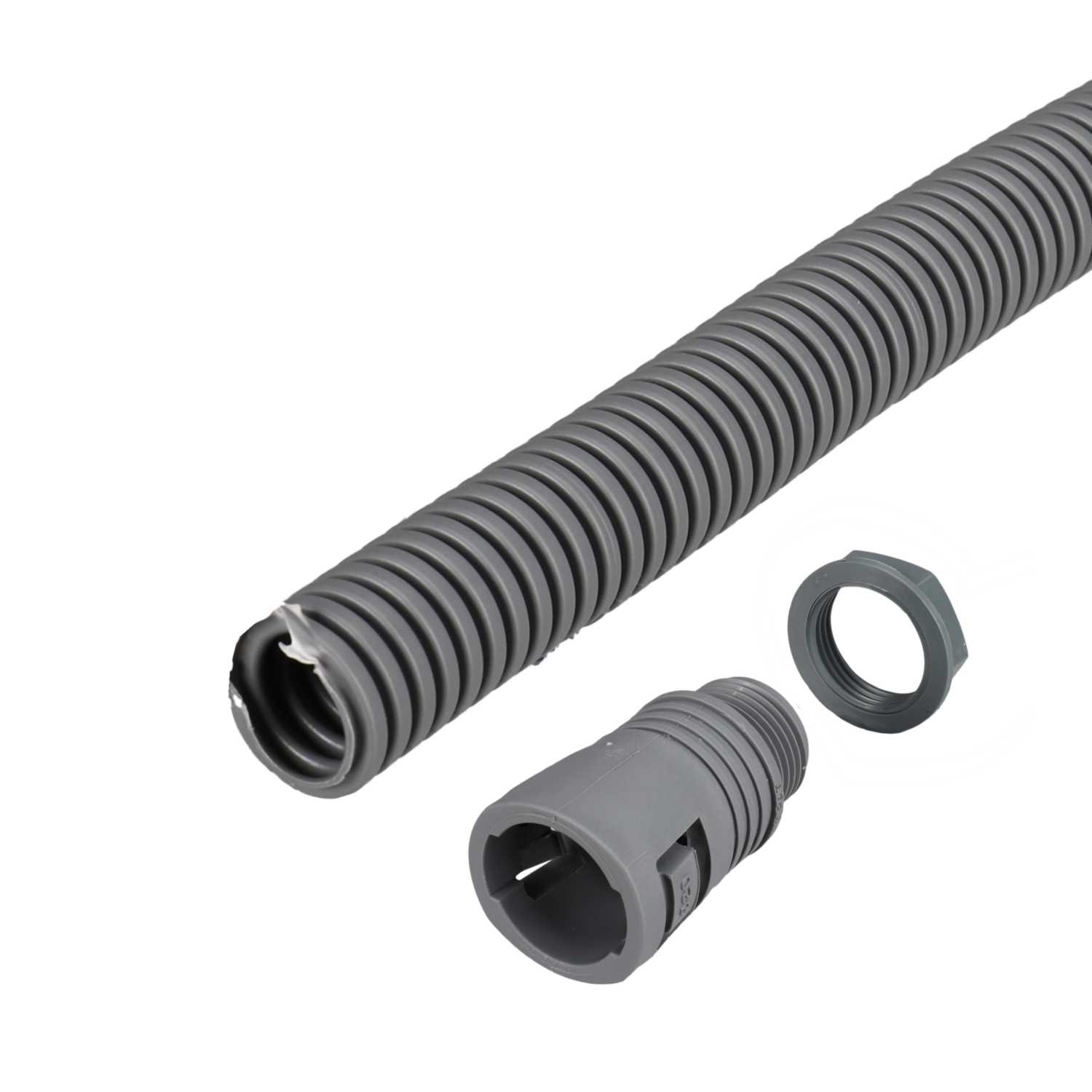 Adaptaflex 20mm Polypropylene Conduit Pack (10m Reel and 10 Glands ...
