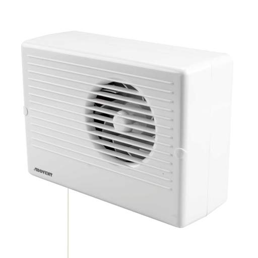 Addvent 100mm 4" Centrifugal Fan with Humidistat and Pullcord (AVC110HP ...
