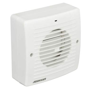 Addvent 100mm 4" Axial Auto Shutter Fan with Humidistat and Timer ...