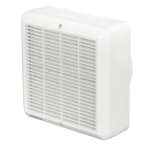 Addvent 150mm 6" Axial Auto Shutter Fan with Humidistat and Pullcord ...