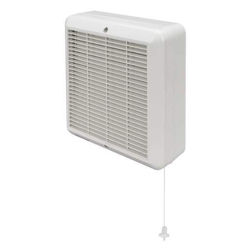 Addvent 150mm 6" Axial Auto Shutter Fan with Humidistat and Pullcord ...