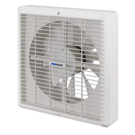 Addvent 300mm 12" Wall or Ceiling Fan Standard Model Fixed Louvre ...