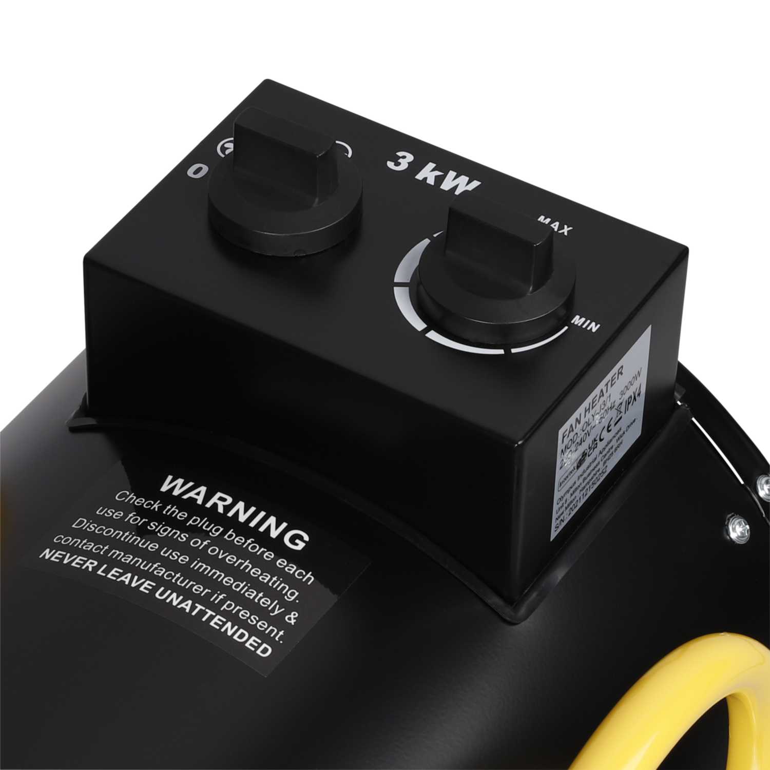 Olympus Ind Appliances 3kW 230V Industrial Fan Heater (OLY-J3/1) | CEF