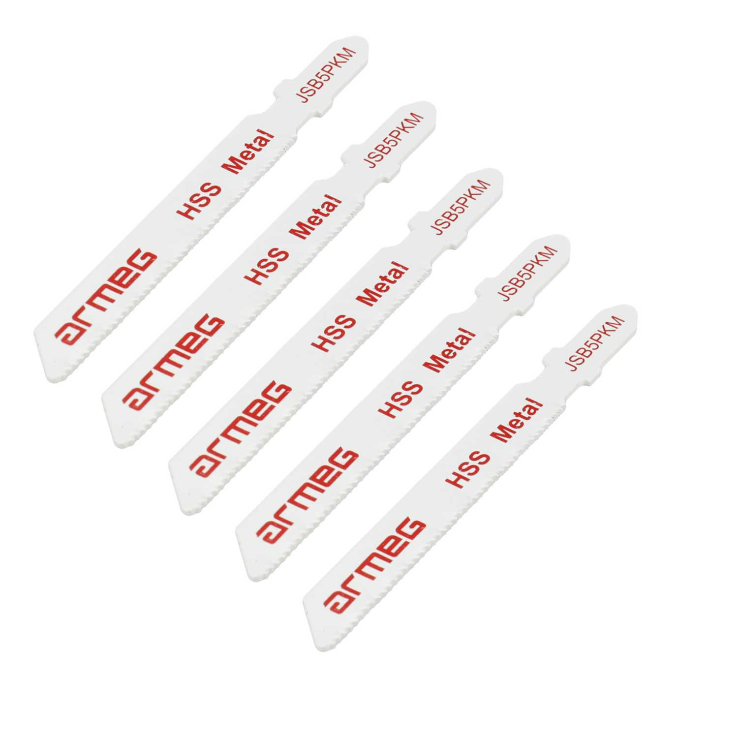 Armeg Metal HSS Jigsaw Blades (Pack of 5) (JSB5PKM) | CEF