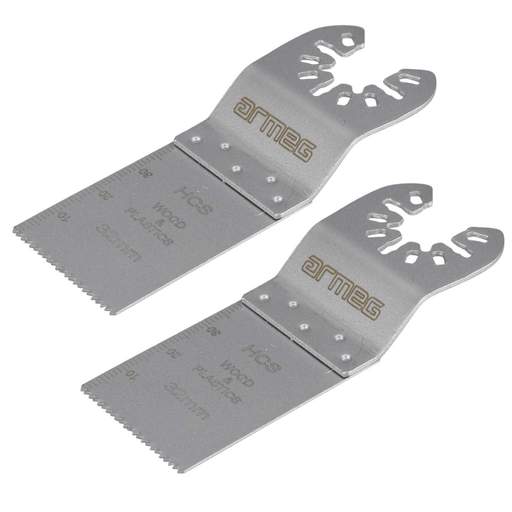 Armeg 32mm HCS Multi Tool Blade (Twin Pack) (MTB32HCSTP) | CEF