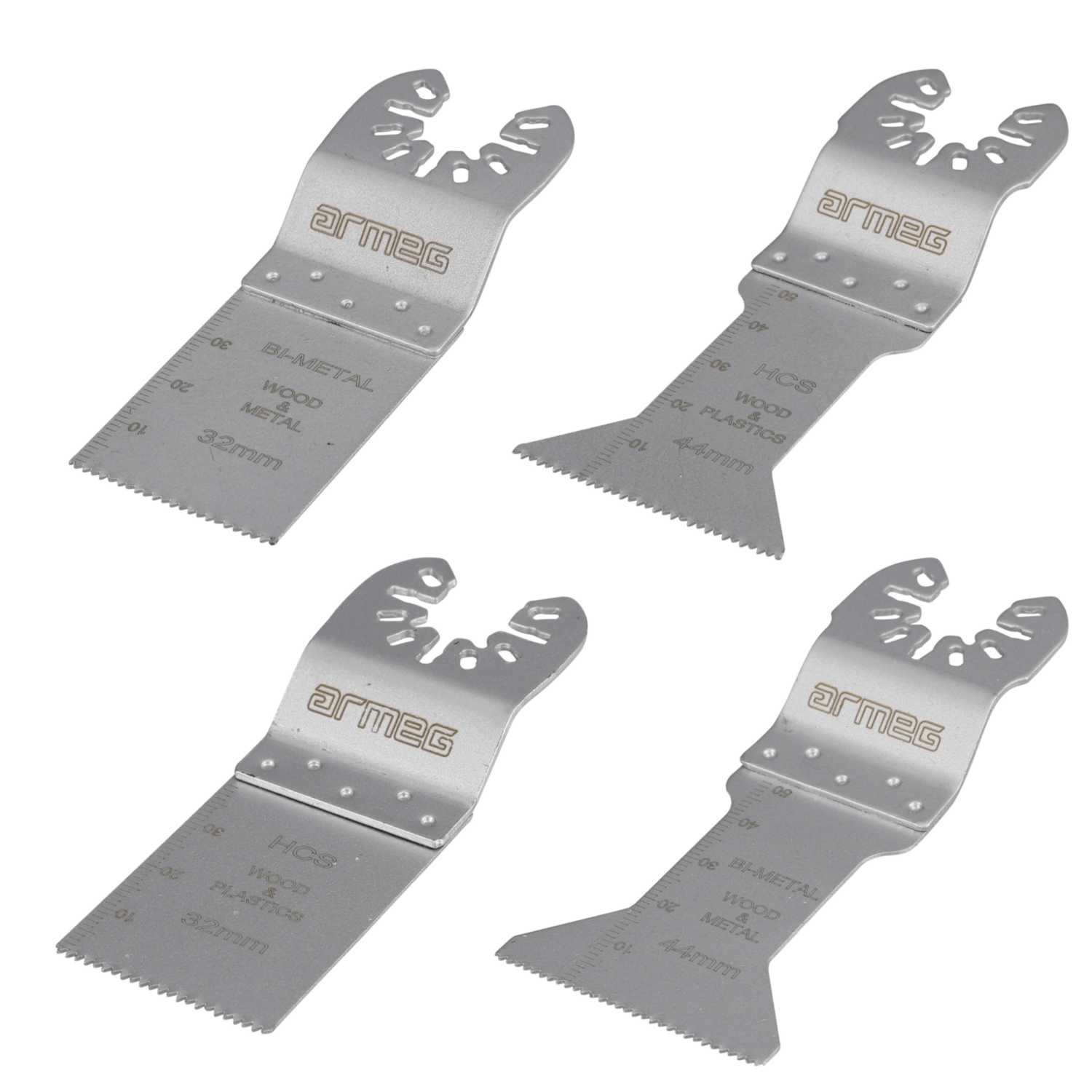 Armeg 4 Piece Multi Tool Blade Set (MTB4PCSET) | CEF