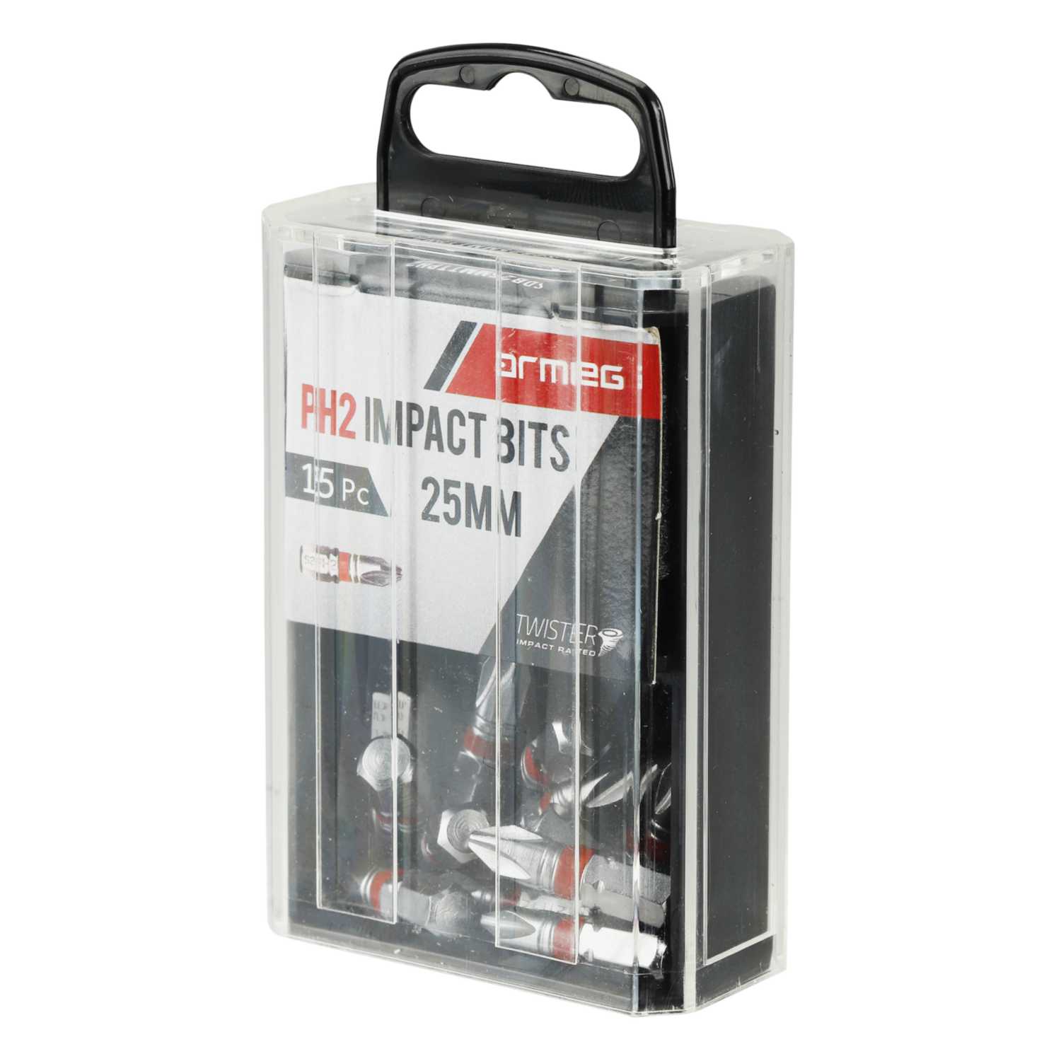 Armeg Tic-Tac PH2 Magnetic Screwdriver Bits (Pack of 15) (SDB25MMTTPH2 ...