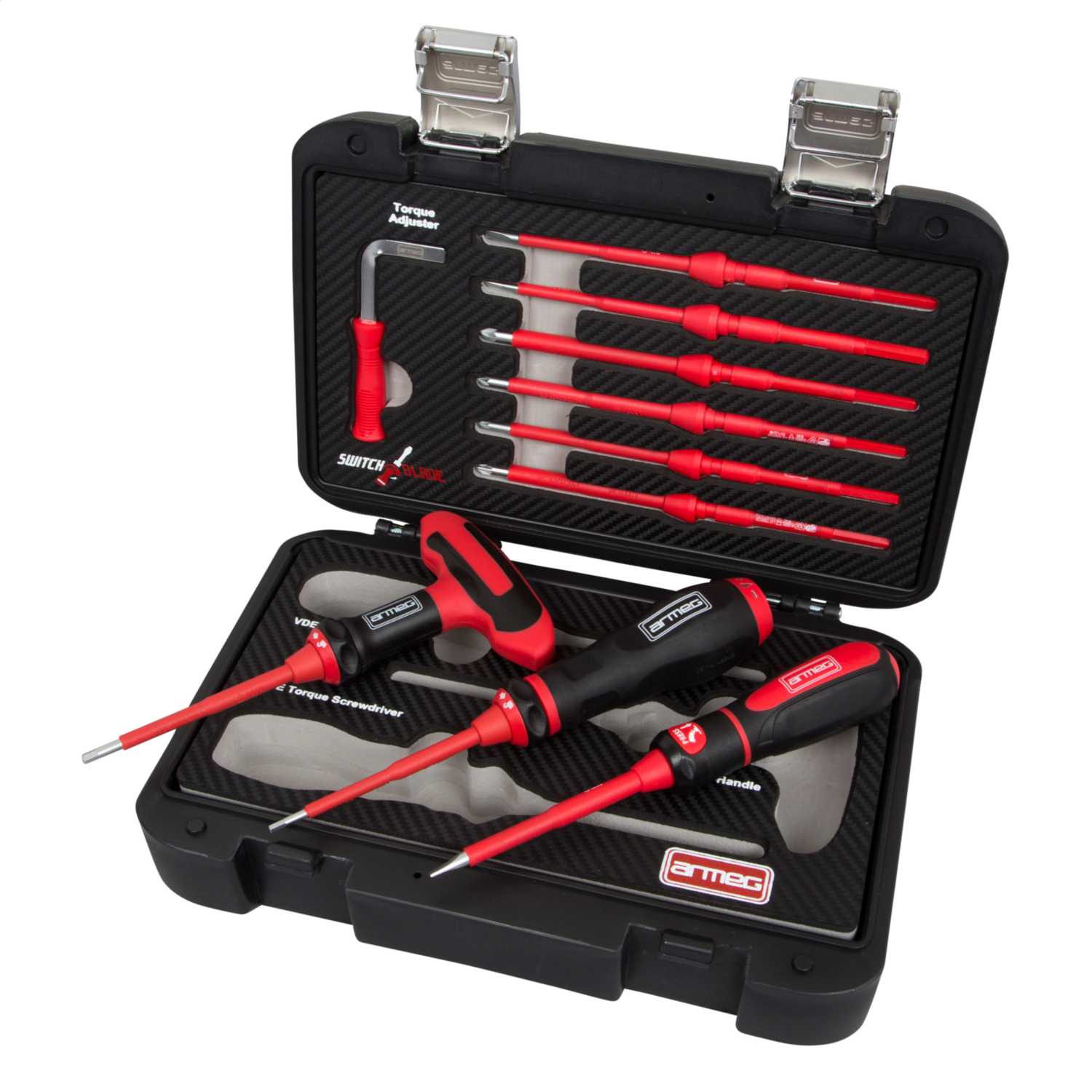 Armeg 13 Piece Fully Loaded VDE Adjustable Torque Screwdriver Set ...