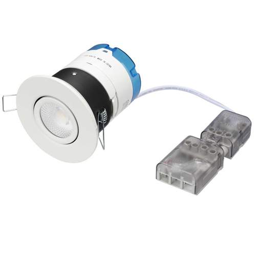 Aurora Lighting mPro™ 6W LED Fire Rated Dimmable IP65 Adjustable ...