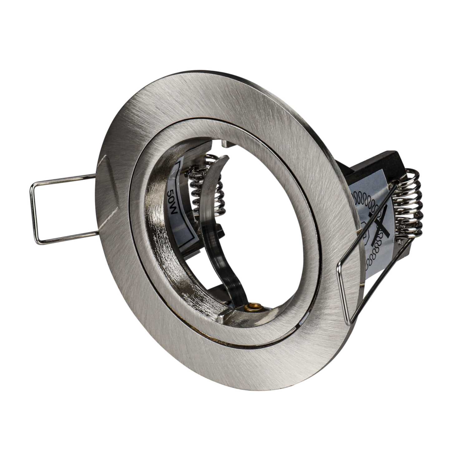 Aurora Lighting EDLM™ PRO GU10 230V Fixed Lock Ring Downlight Satin ...