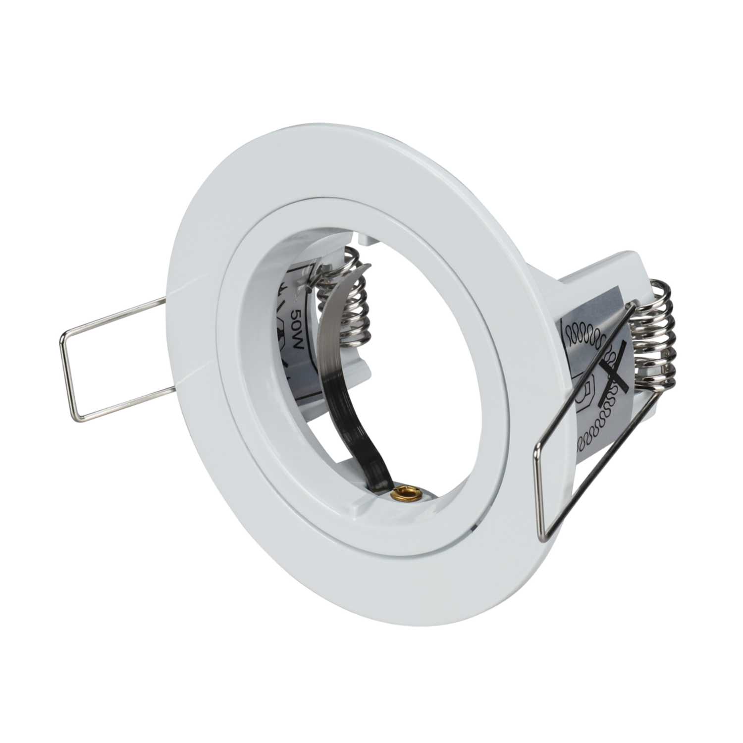 Aurora Lighting EDLM™ PRO GU10 230V Fixed Lock Ring Downlight White (EN ...