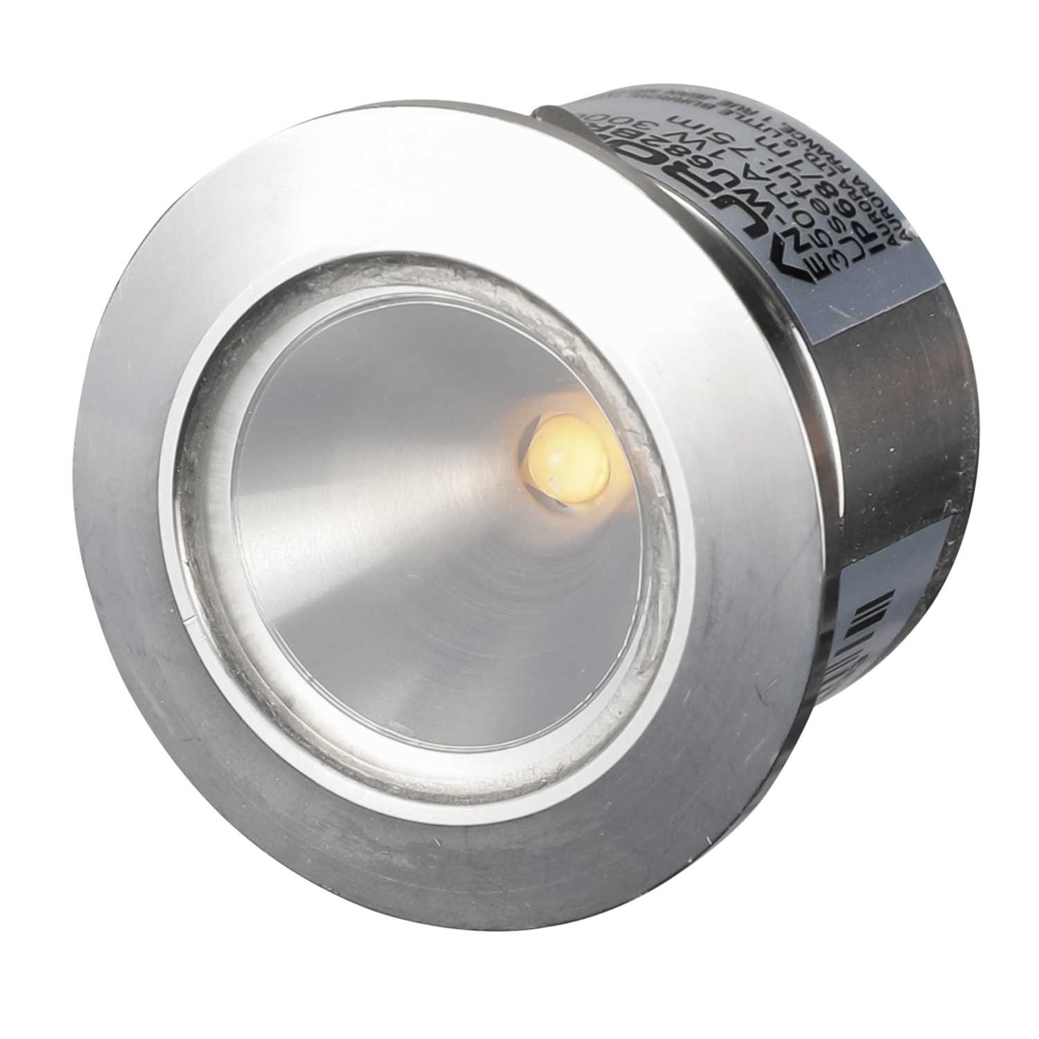 Aurora Lighting M-LITE PRO 1W LED Stainless Steel IP68 Marker Light 3000K (EN-WU682BR/30) | CEF