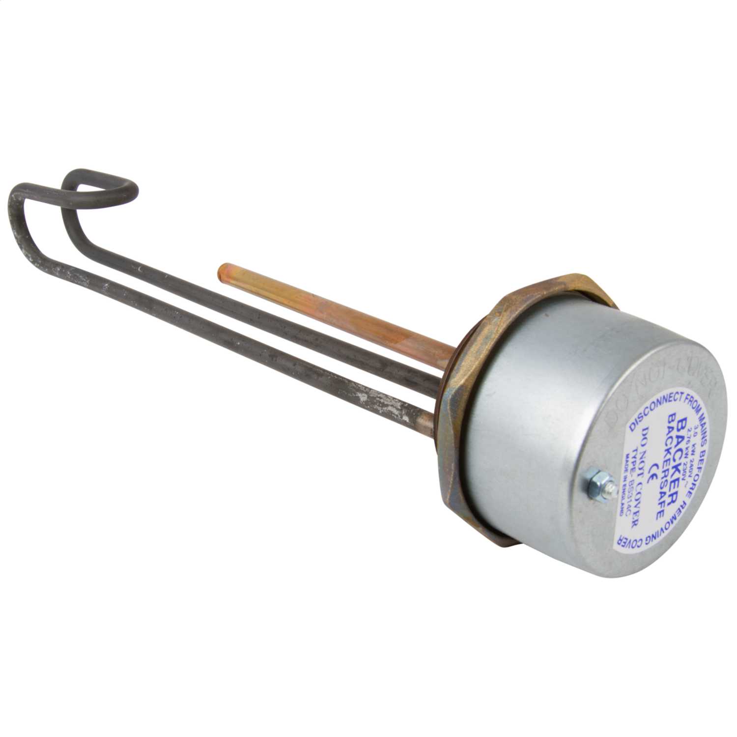 Backer 14" Anti Corrosive Immersion Heater with Thermostat (PACK 314C ...