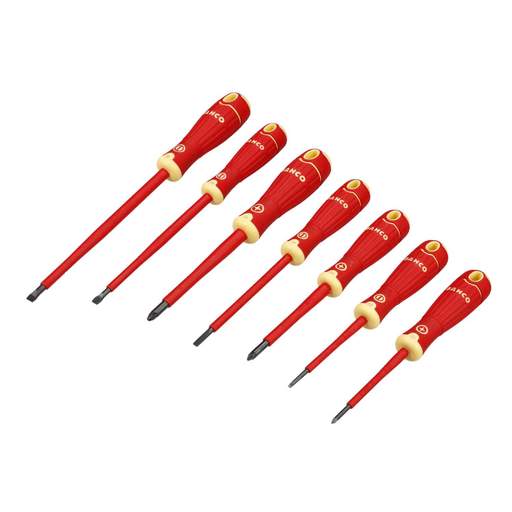 Bahco 7 Piece 1000V VDE Insulated Screwdriver Set (B220.017) | CEF