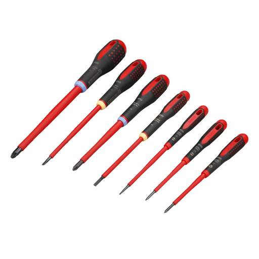Bahco Ergo™ 7 Piece VDE Insulated Screwdriver Set (BE-9888S) | CEF