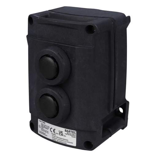 Bartec ComEx 2 Way Black Ex GRP Pushbutton Station (476335) | CEF