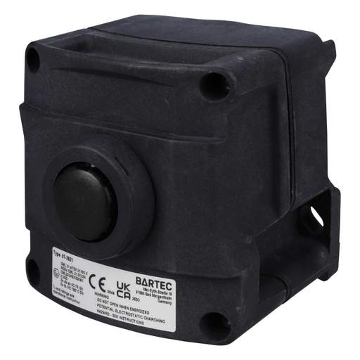 Bartec ComEx 1 Way Black Ex GRP Pushbutton Station (476338) | CEF