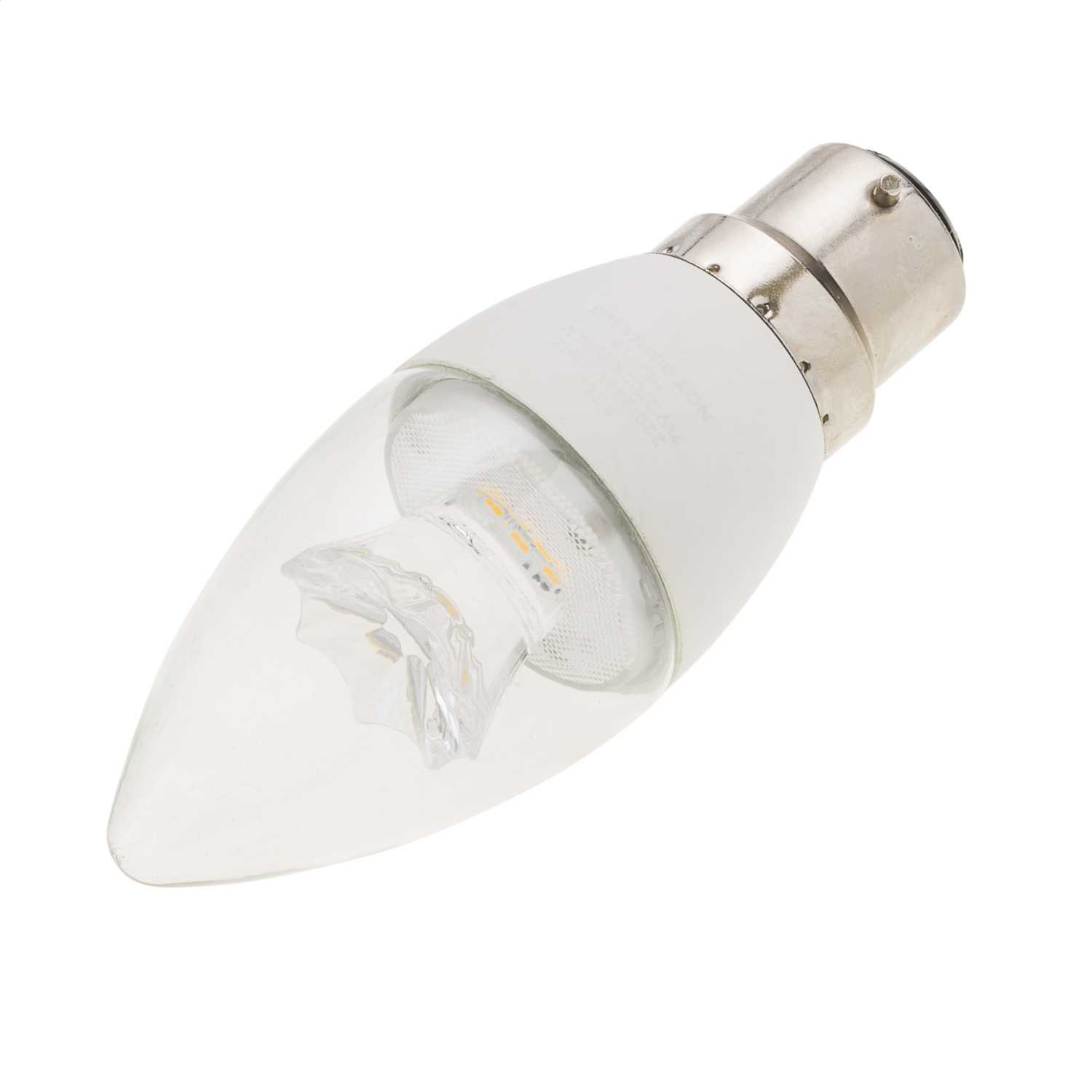 Bell 6W BC LED Non Dimmable Candle Lamp Clear 2700K (05820) | CEF